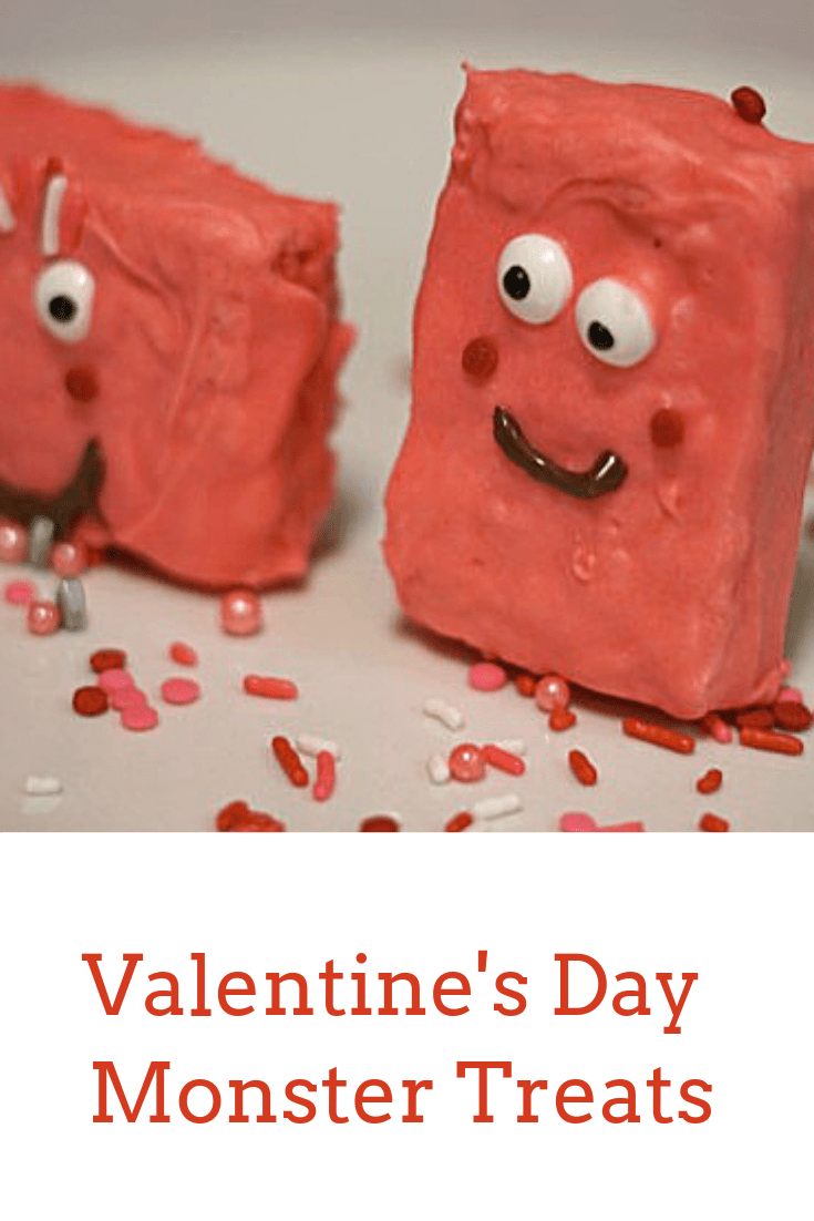 Valentine's Day Monster Treats - Ice Cream n Sticky Fingers