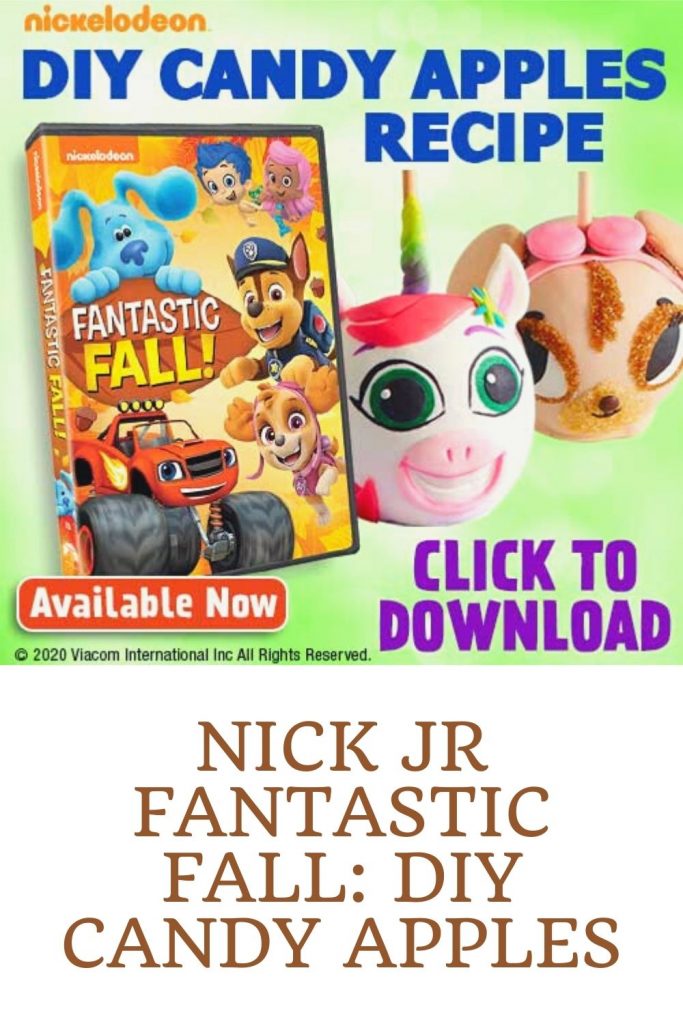 Nick Jr Fantastic Fall: DIY Candy Apples - Ice Cream n Sticky Fingers