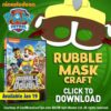 Paw Patrol: How to Make Rubble's Mask - Ice Cream n Sticky Fingers