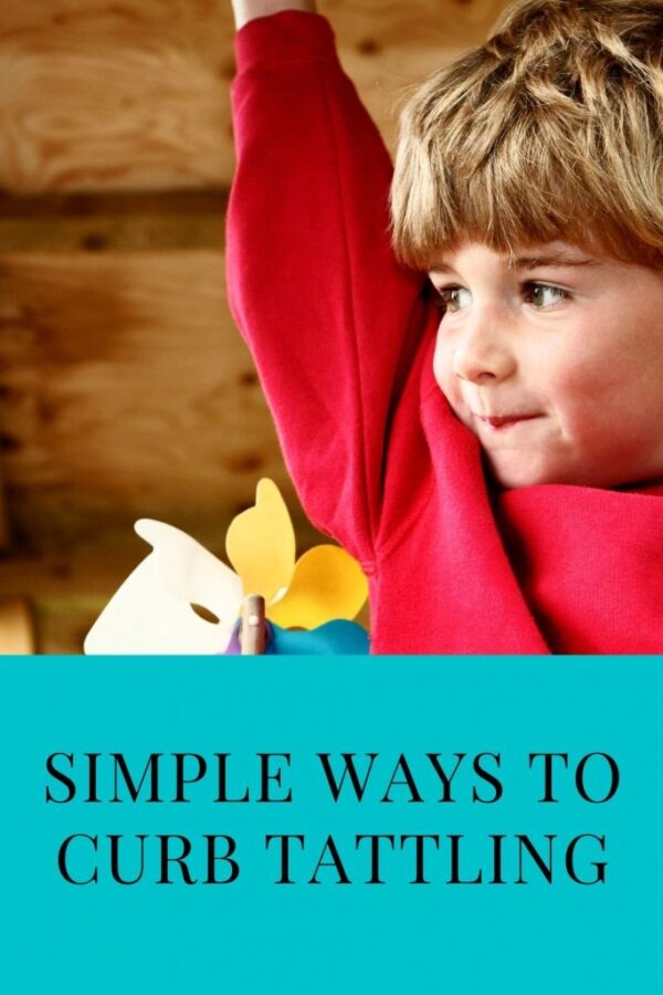 Simple Ways to Curb Tattling - Ice Cream n Sticky Fingers