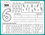 Free Numbers 1 to 10 Practice Worksheets - Ice Cream n Sticky Fingers