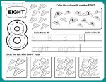 Free Numbers 1 to 10 Practice Worksheets - Ice Cream n Sticky Fingers