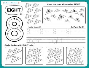 Free Numbers 1 to 10 Practice Worksheets - Ice Cream n Sticky Fingers