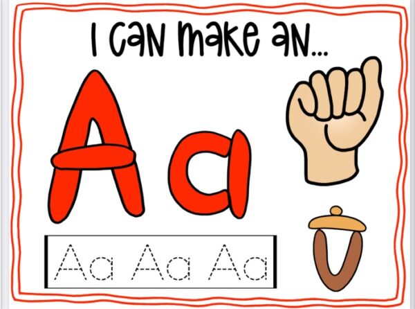 Free ASL Alphabet Play Dough Mats - Ice Cream n Sticky Fingers