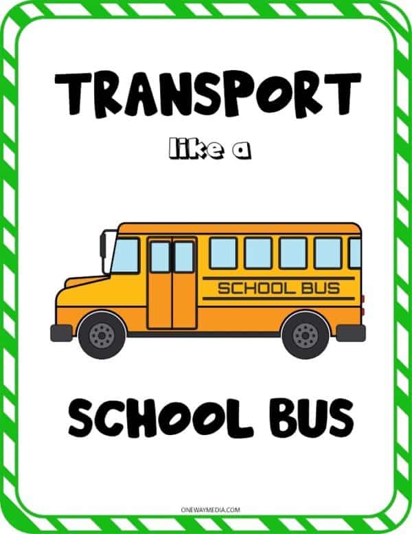 Free Transportation Movement Cards - Ice Cream n Sticky Fingers