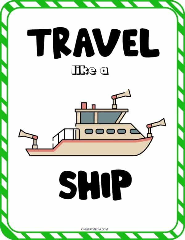 Free Transportation Movement Cards - Ice Cream n Sticky Fingers