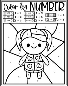 Letter D Color by Number Coloring Sheets - Ice Cream n Sticky Fingers