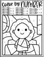 Letter O Color by Number Coloring Sheets - Ice Cream n Sticky Fingers