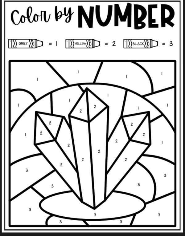 Letter Q Color By Number Coloring Sheets - Ice Cream n Sticky Fingers