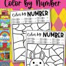 Letter X Color by Number Coloring Sheets - Ice Cream n Sticky Fingers