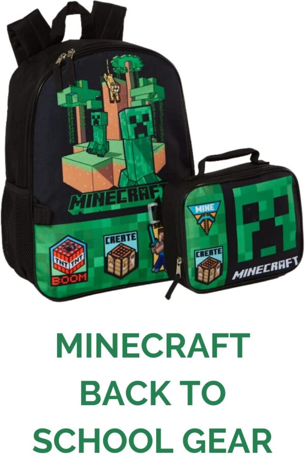 Minecraft Back to School Gear - Ice Cream n Sticky Fingers