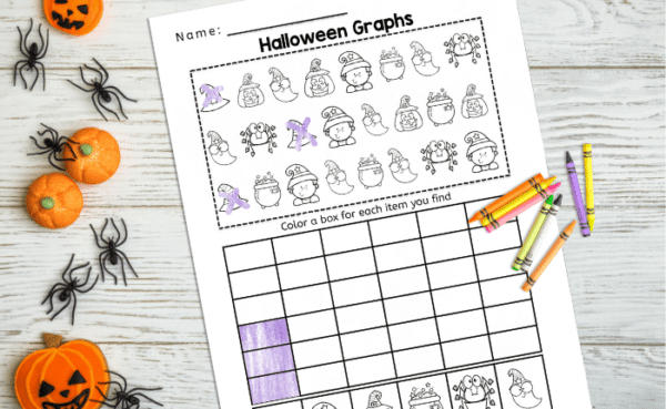Free Halloween Math Activity Sheets - Ice Cream n Sticky Fingers