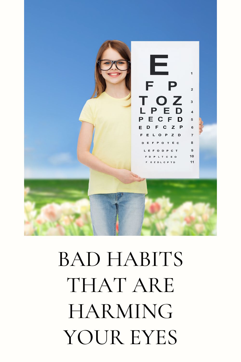 Bad Habits that are Harming Your Eyes - Ice Cream n Sticky Fingers