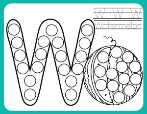 Do A Dot Alphabet Worksheets - Ice Cream n Sticky Fingers