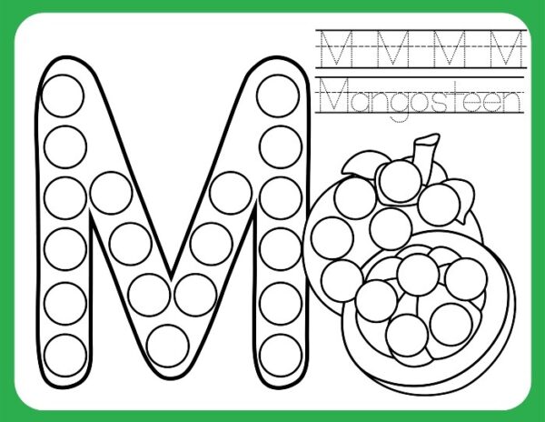 Do A Dot Alphabet Worksheets - Ice Cream n Sticky Fingers