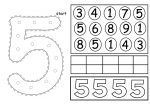 0-9 Number Lacing Cards - Ice Cream n Sticky Fingers
