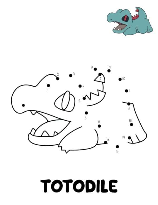 Free Pokemon Dot to Dot Printables - Ice Cream n Sticky Fingers