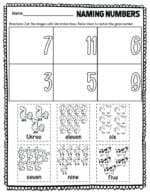 Number Words Worksheets for Kids - Ice Cream n Sticky Fingers