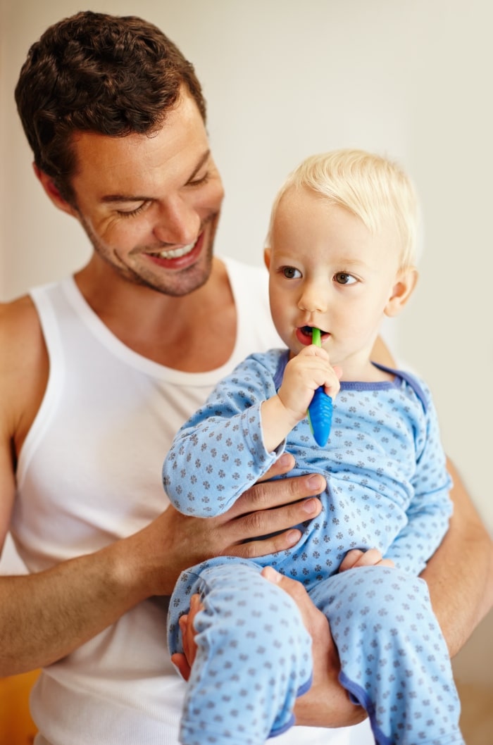 Teaching a Toddler How to Brush Teeth - Ice Cream n Sticky Fingers