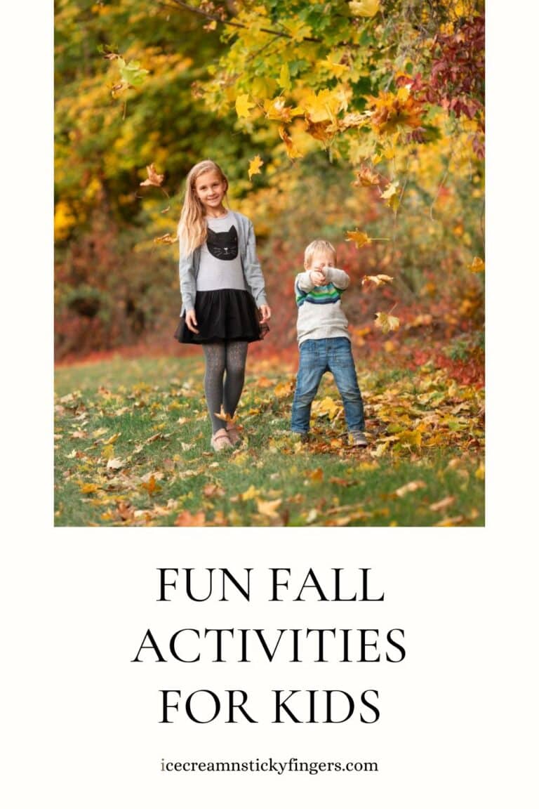 Fun Fall Activities for Kids - Ice Cream n Sticky Fingers