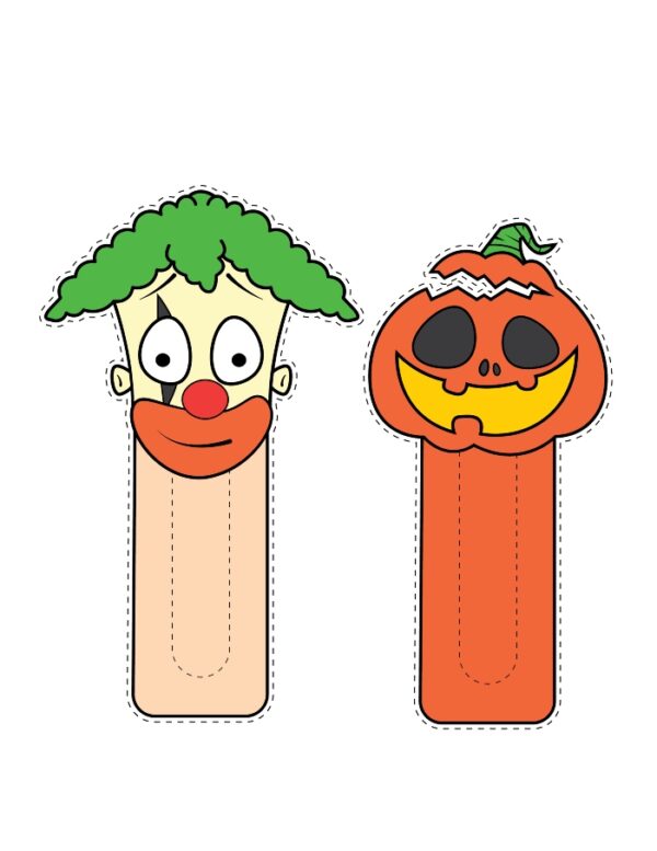 Free Halloween Bookmarks for Kids - Ice Cream n Sticky Fingers