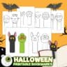 Free Halloween Bookmarks for Kids - Ice Cream n Sticky Fingers