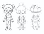Halloween Dress-Up Paper Dolls Printable - Ice Cream n Sticky Fingers