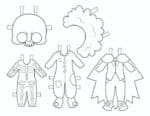 Halloween Dress-Up Paper Dolls Printable - Ice Cream n Sticky Fingers