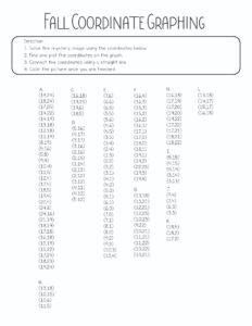 Fall Coordinate Graphing Activities for Kids - Ice Cream n Sticky Fingers