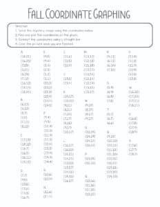 Fall Coordinate Graphing Activities for Kids - Ice Cream n Sticky Fingers