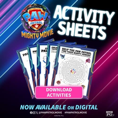Download the Paw Patrol The Mighty Movie Activity Sheets - Ice Cream n ...