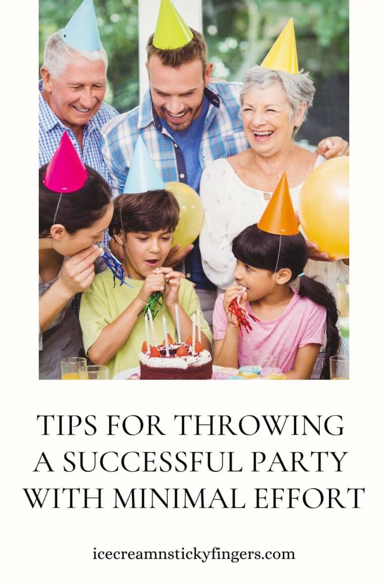 Tips for Throwing a Successful Party With Minimal Effort - Ice Cream n ...