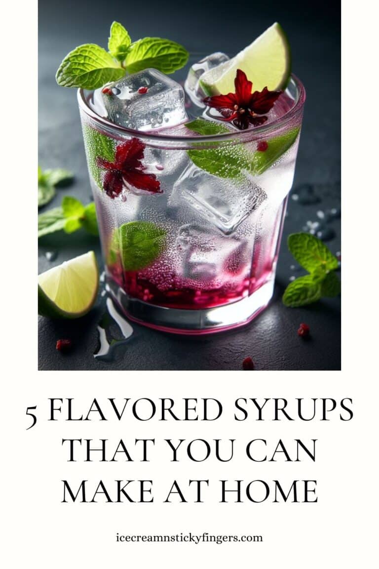 5 Flavored Syrups That You Can Make at Home - Ice Cream n Sticky Fingers