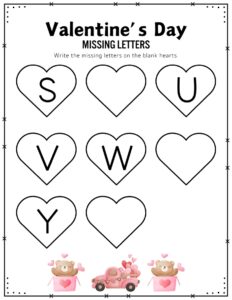 Valentine's Day Preschool Activity Pack - Ice Cream n Sticky Fingers