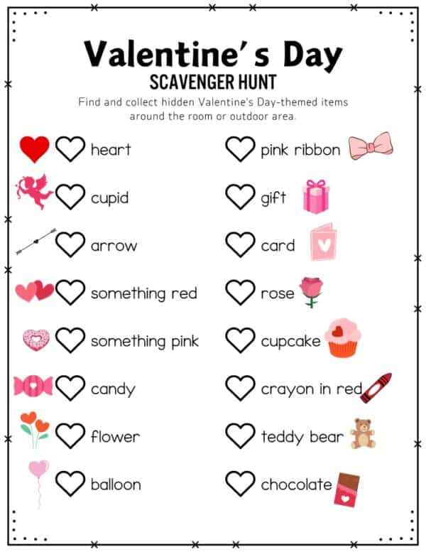 Valentine's Day Preschool Activity Pack - Ice Cream n Sticky Fingers