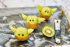 Baby Yoda Snack for Kids - Ice Cream n Sticky Fingers