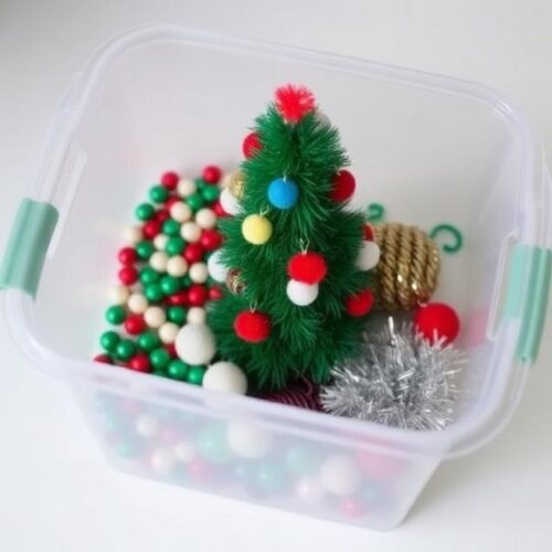 Christmas Sensory Bins for Kids - Ice Cream n Sticky Fingers